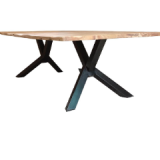 Buy Live Edge Dinning Table With Y Legs Online from Exporters, Sellers ...