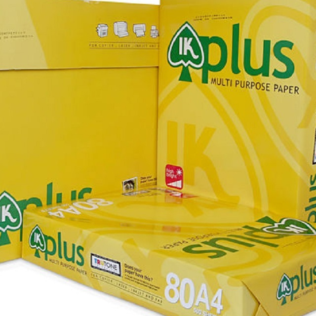 Buy & Import IK plus A4 80 gsm paper Wholesale - Sold by PACS Paper, Indonesia