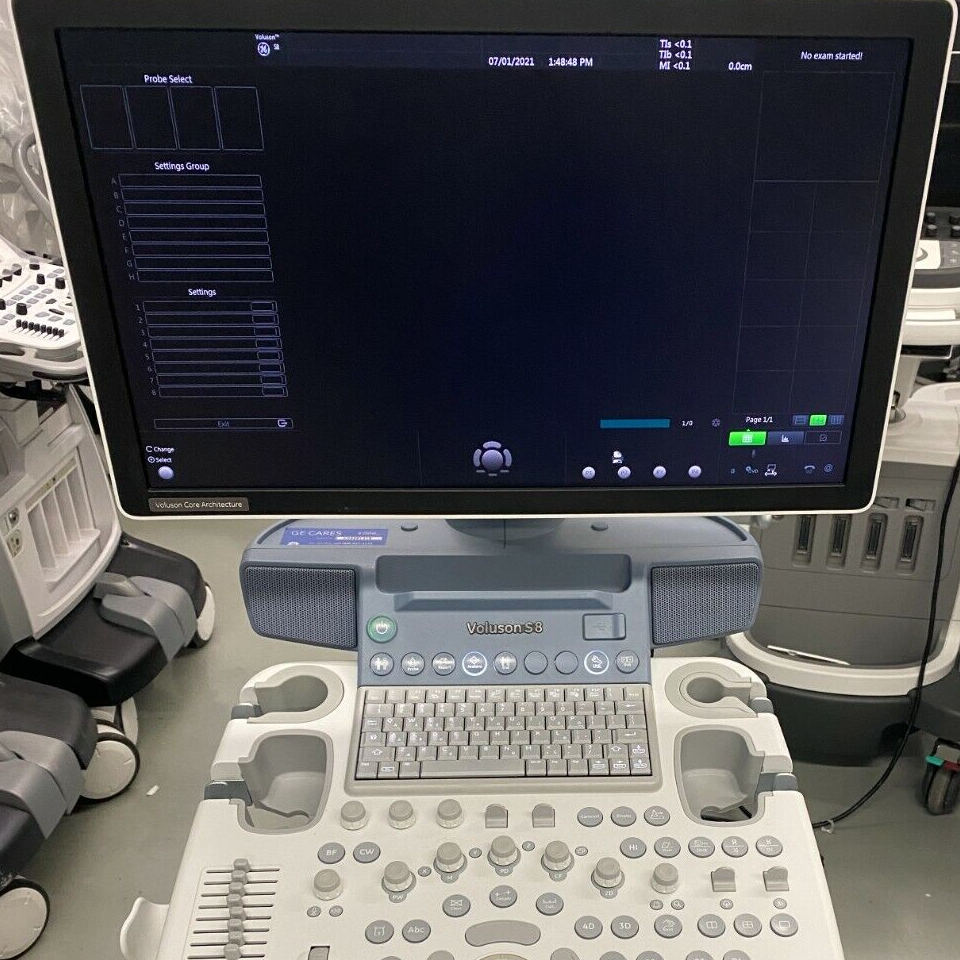 Ge Voluson S8 Bt16 Hd Live Ultrasound System With Rab6 Rs Probe